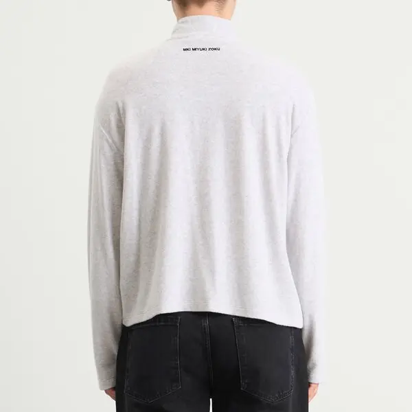 MKI MIYUKI ZOKU Towelling Quarter Zip