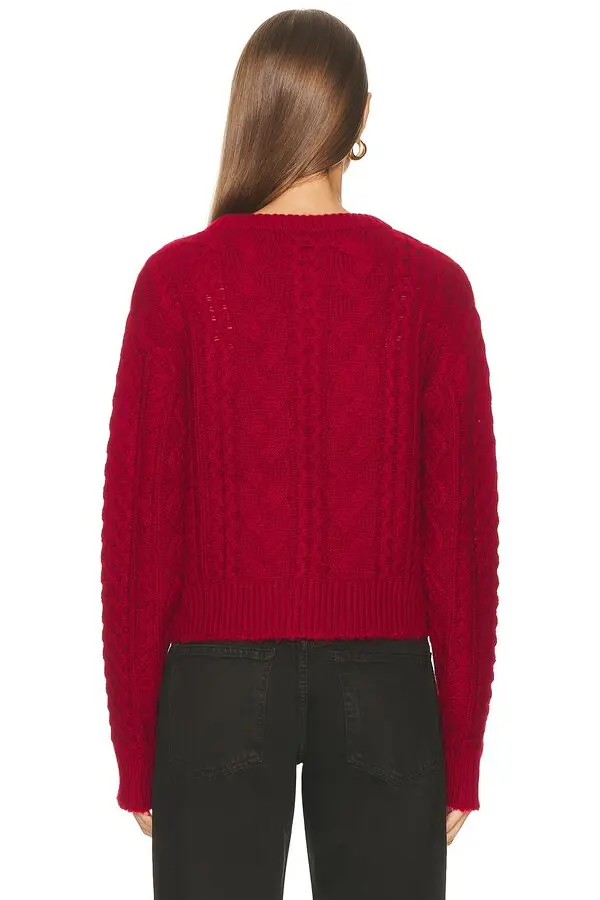 RE/DONE Cable Knit Cardigan