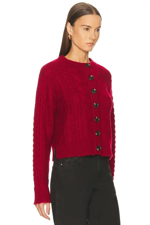 RE/DONE Cable Knit Cardigan