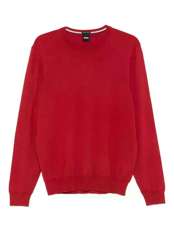 BOSS Crew Neck Sweater - Red