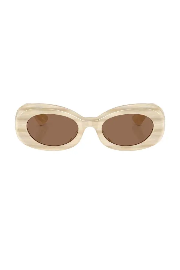 Oliver Spencer 1992c Sunglasses - Beige Silk