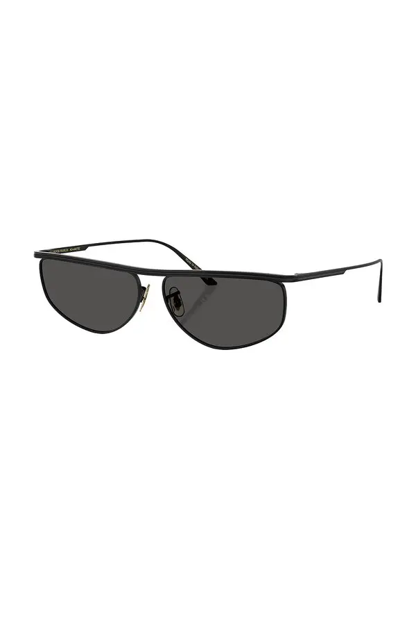 Oliver Spencer X Khaite 1986c Sunglasses - Matte Black