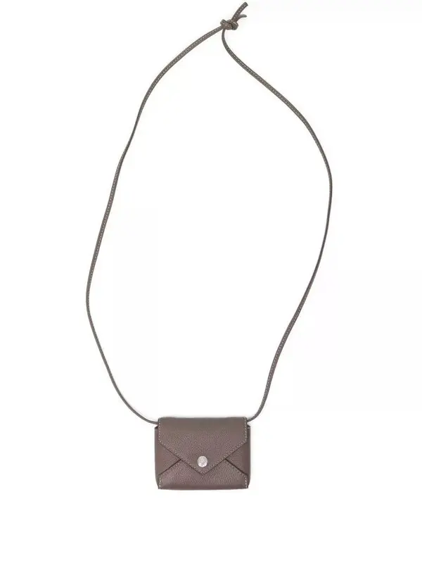 Tory Burch Lanyard Cardholder - Brown
