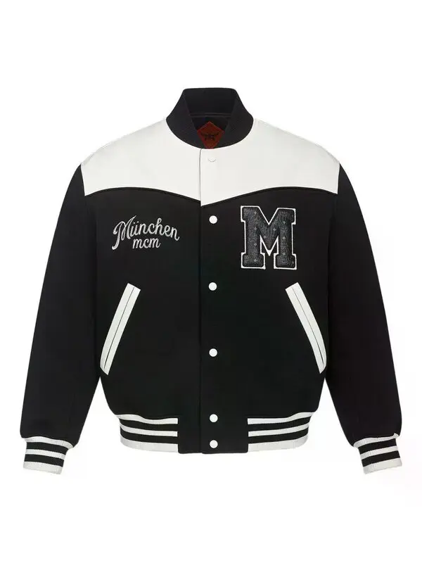 Mcm München Ponte Varsity Bomber Jacket