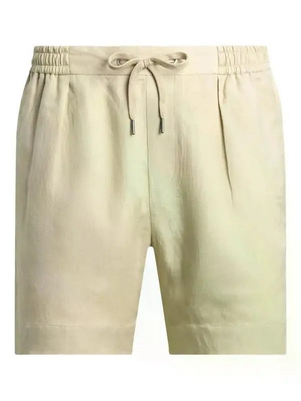 Ralph Lauren Purple Label Pleated Drawstring Short