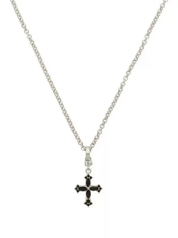 Dolce & Gabbana Cross Charm Chain Necklace