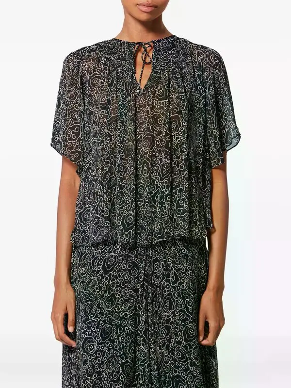 MARANT ETOILE Neslya Printed Blouse