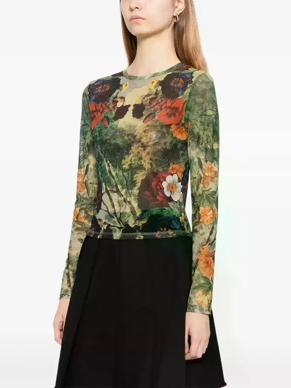Alice + Olivia Delaina Floral Top