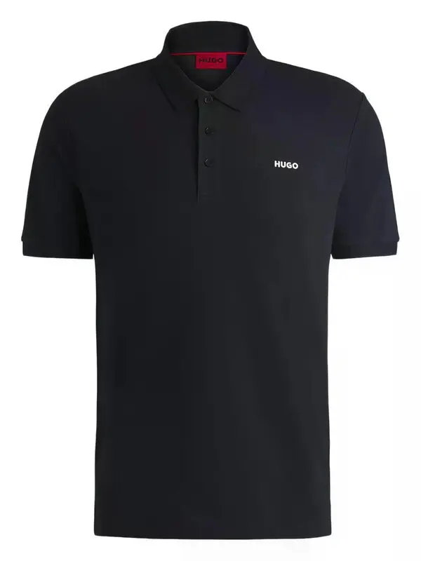Hugo Donos222 Short Sleeve Collar Knit
