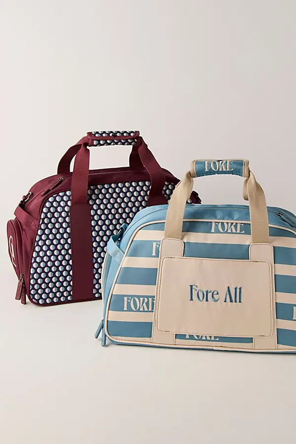 FORE ALL Boston Duffle Bag - Blue Smoke For Stripe