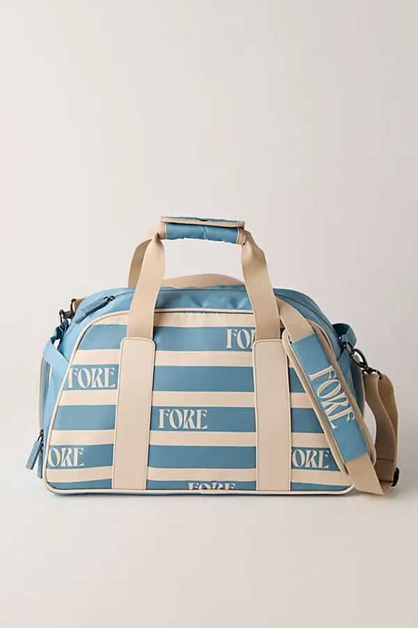 FORE ALL Boston Duffle Bag - Blue Smoke For Stripe