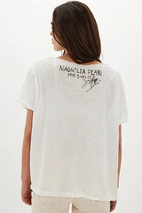 MAGNOLIA PEARL Europa Tee - White