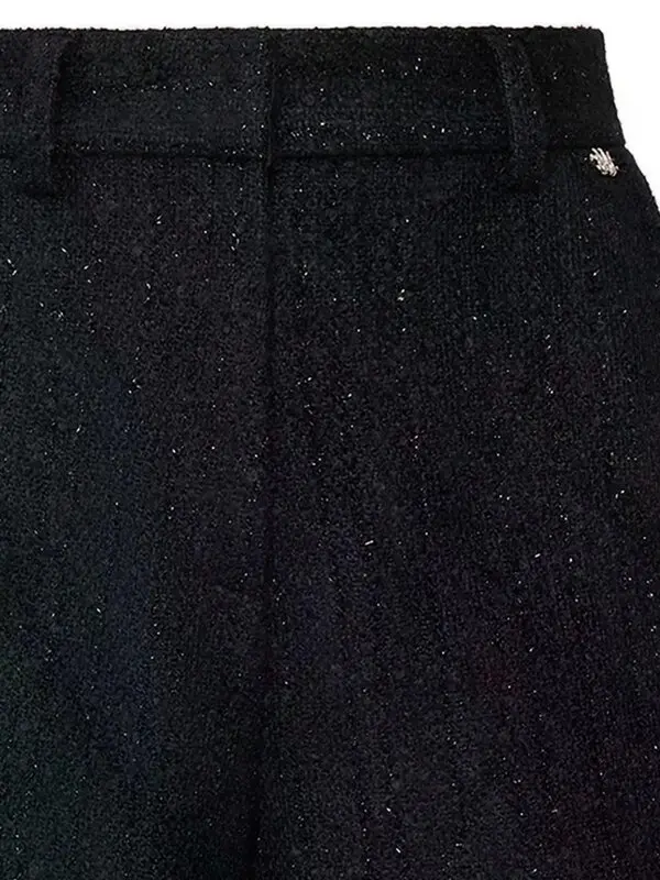 Amiri Glitter-detail Shorts - Black