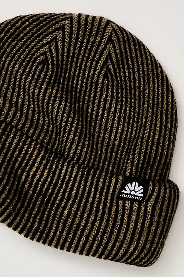 AUTUMN Cord Double Roll Beanie - Chinchilla