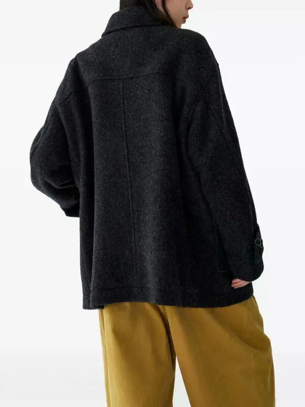 STUDIO TOMBOY Wool Side-toggle Coat - Grey