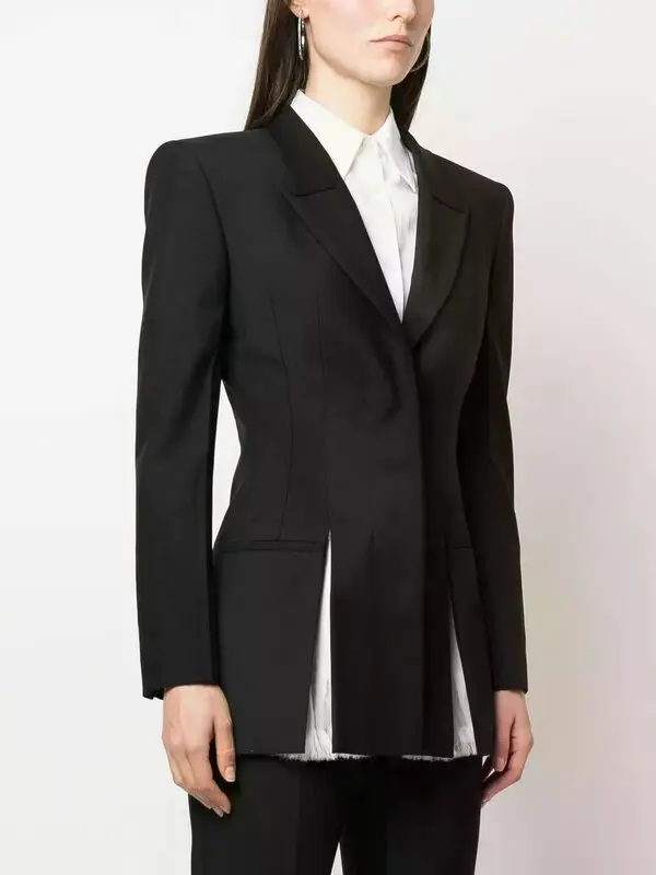 Givenchy Shoulder-pads Wool-mohair Blazer