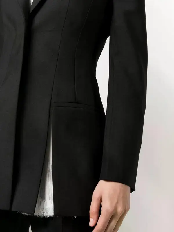 Givenchy Shoulder-pads Wool-mohair Blazer