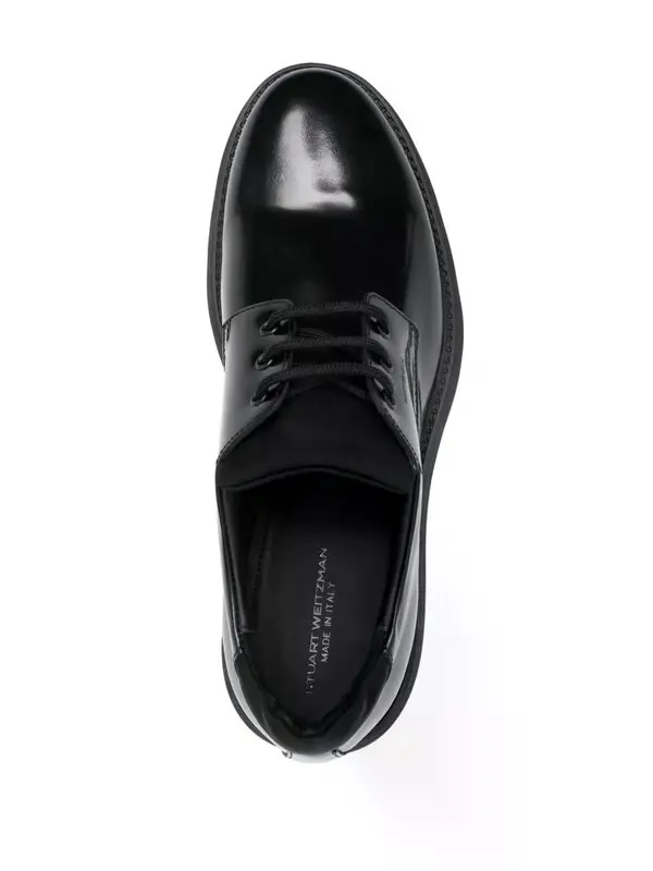 STUART WEITZMAN Leather Derby Shoes