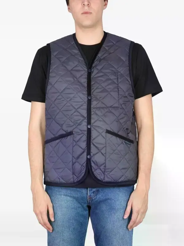 LAVENHAM Quilted-pattern Waistcoat