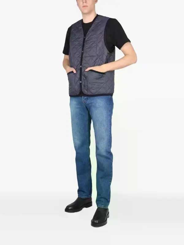 LAVENHAM Quilted-pattern Waistcoat