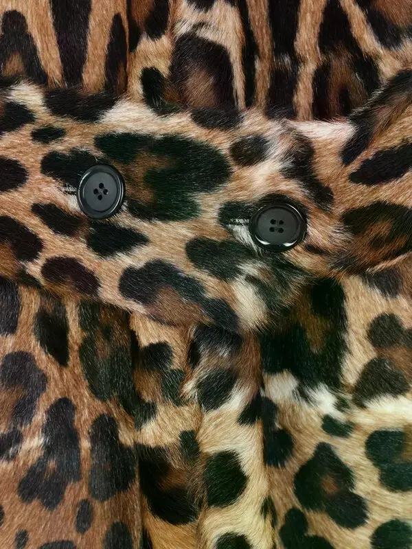 Dolce & Gabbana Leopard Print Coat