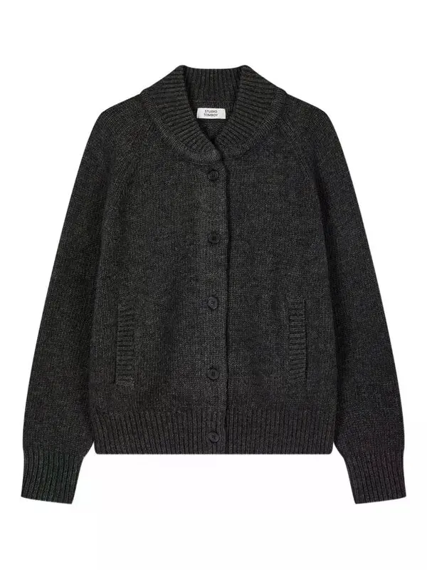 STUDIO TOMBOY Button-fastening Cardigan - Grey