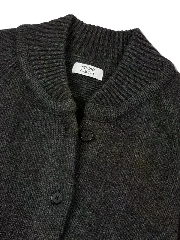 STUDIO TOMBOY Button-fastening Cardigan - Grey
