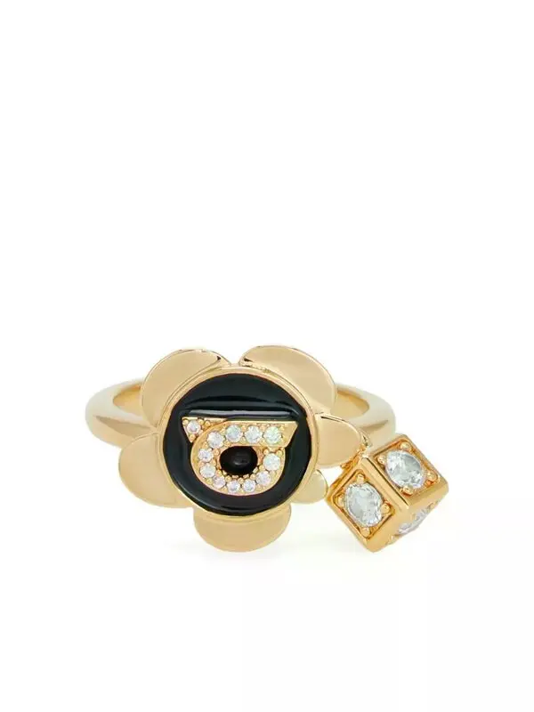 FERRAGAMO Gancini Charm Ring - Gold