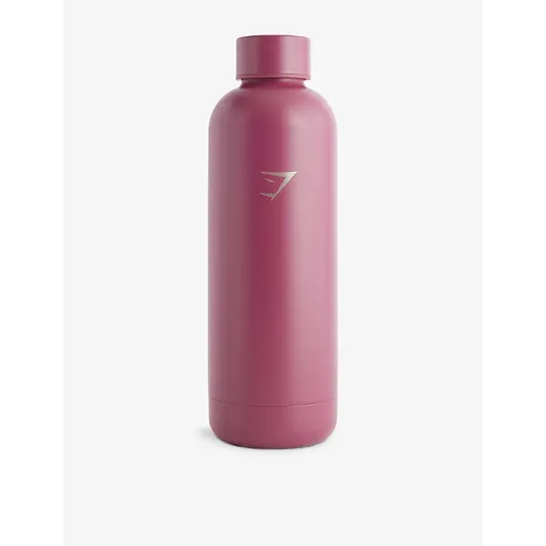 GYMSHARK Branded Stainless Steel Bottle 500ml - Gs Reset Pink