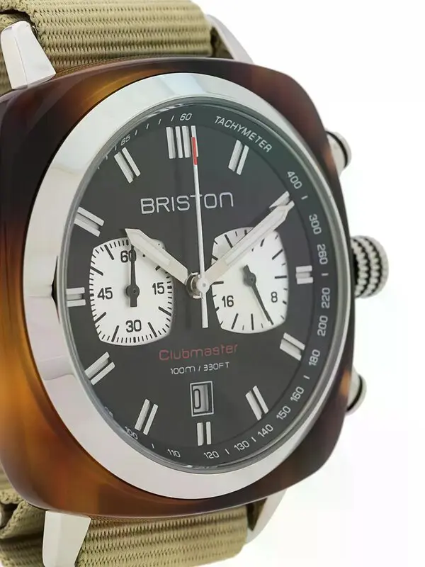 BRISTON Clubmaster Sport Chrono 42mm Watch - Black