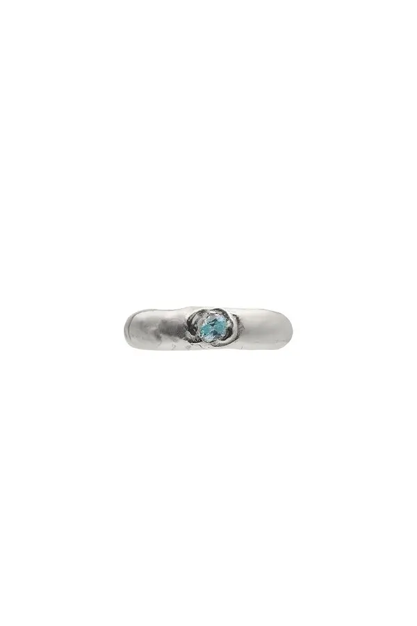 SIMUERO Aurelia Toe Ring - Silver & Blue