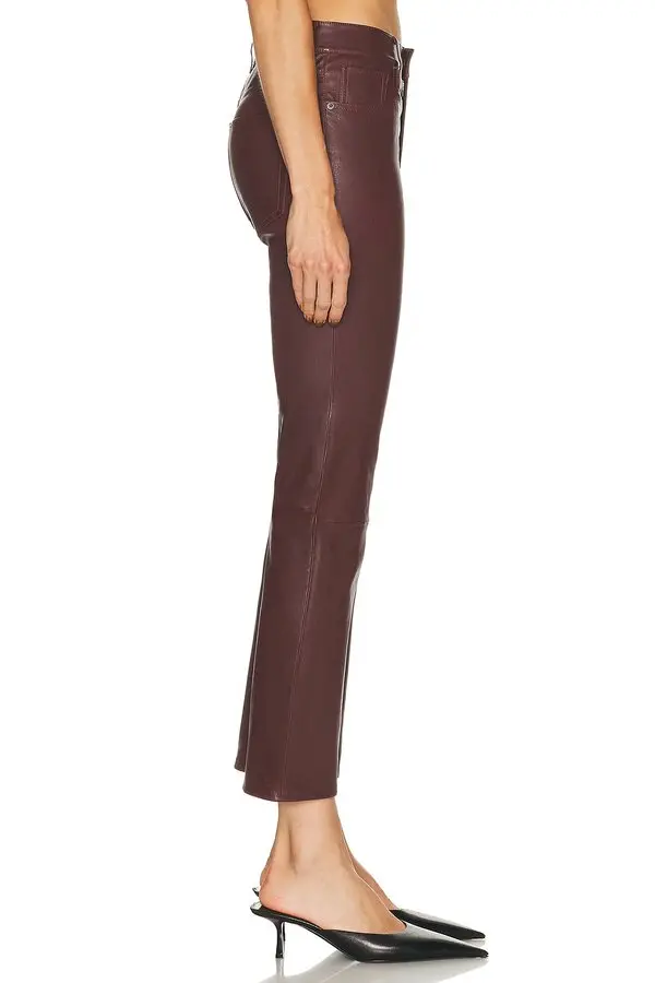FRAME Leather Reboot Crop Pant