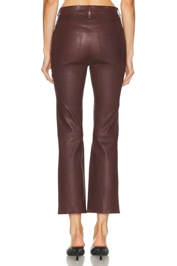 FRAME Leather Reboot Crop Pant