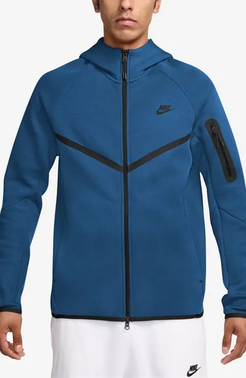 Nike Tech Windrunner Zip Hoodie - Court Blue/black