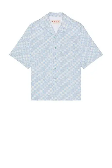 Marni Cuban Collar Bowling Shirt