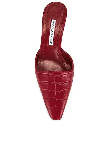 Manolo Blahnik Moiramu 50 Pump - Bright Red