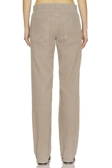 THE ROW Carlyle Corduroy Trousers - Light Pebble
