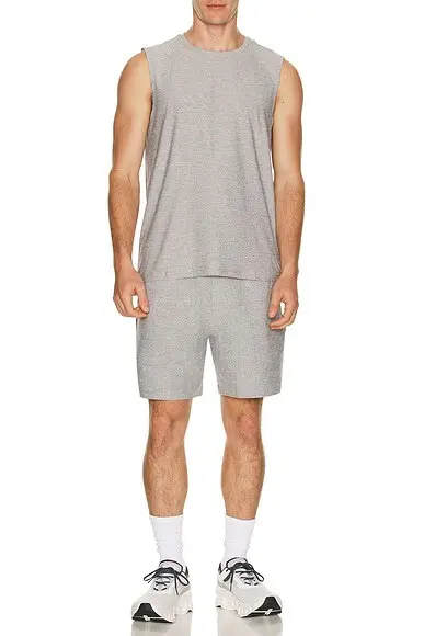 Beyond Yoga Featherweight Free Flo Muscle Tank - Silver Mist