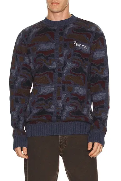 PARRA Repeat Ftp Booster Knitted Pullover