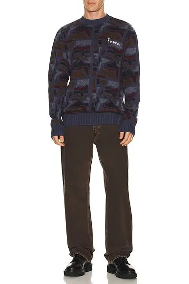 PARRA Repeat Ftp Booster Knitted Pullover
