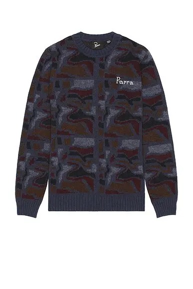 PARRA Repeat Ftp Booster Knitted Pullover