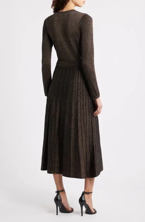 knee length dresses for ladies Tweed Dress with Metallic Trim main image 0