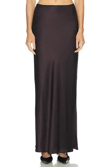 Sablyn Grace Bias Cut Maxi Skirt - Oak Tree