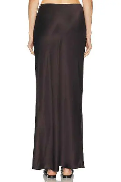 Sablyn Grace Bias Cut Maxi Skirt - Oak Tree