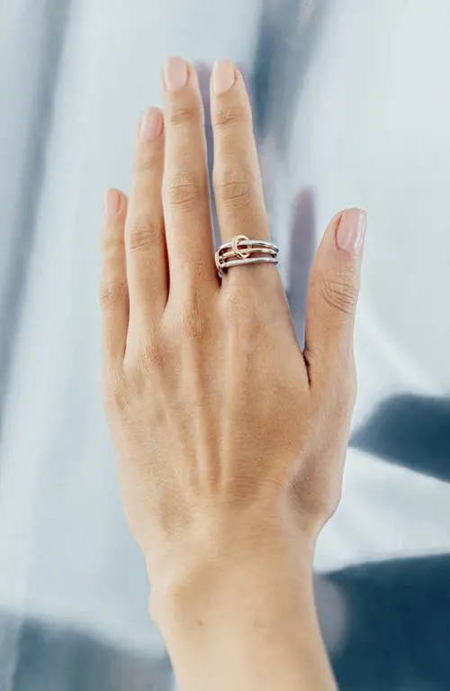 SPINELLI KILCOLLIN Solarium Linked Rings - Silver