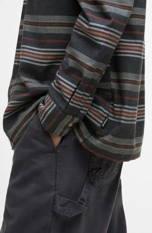 Barbour Bowscale Blanket Stripe Cotton Button-up Shirt