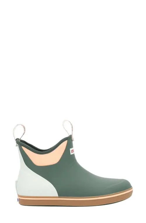 XTRATUF Waterproof Ankle Deck Boots - Garden Green