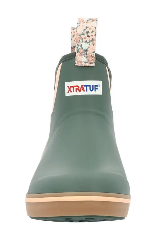 XTRATUF Waterproof Ankle Deck Boots - Garden Green