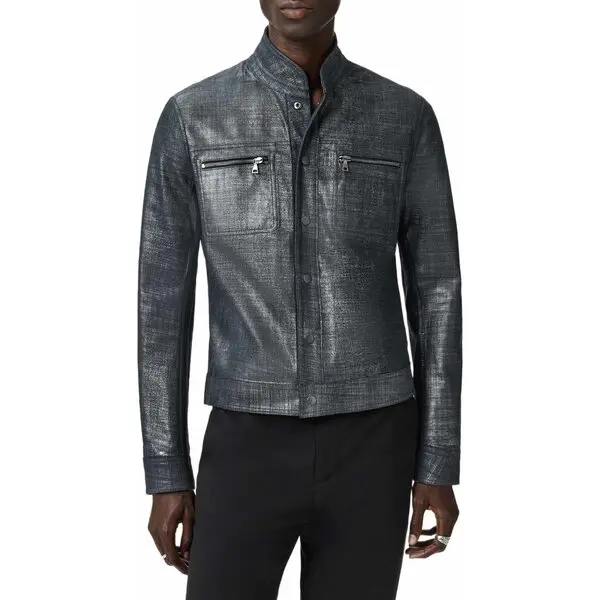 John Varvatos Reversible Leather Jacket