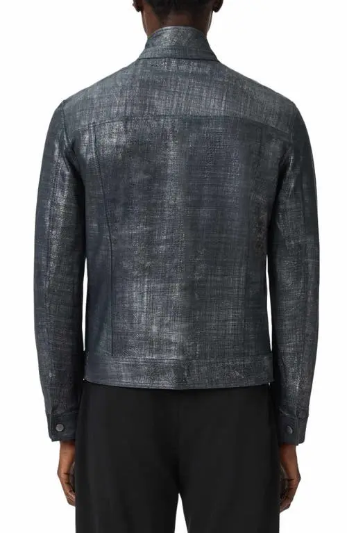 John Varvatos Reversible Leather Jacket